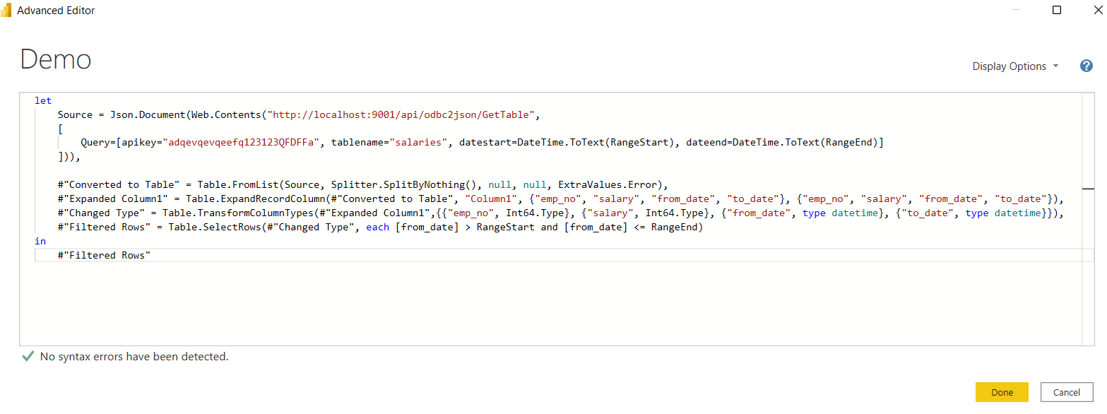 Power BI Incremental Data Refresh With JSON REST API BecTec Solutions